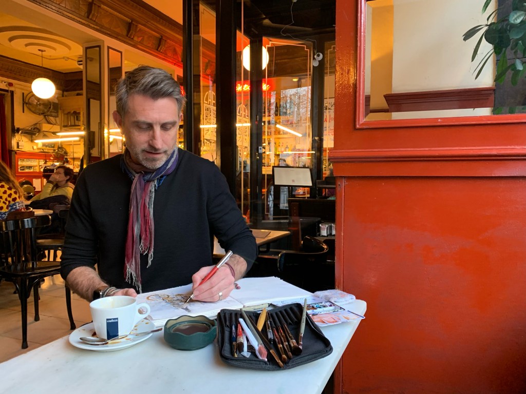 How to paint Paris, with an artist in his studio - The Earful Tower